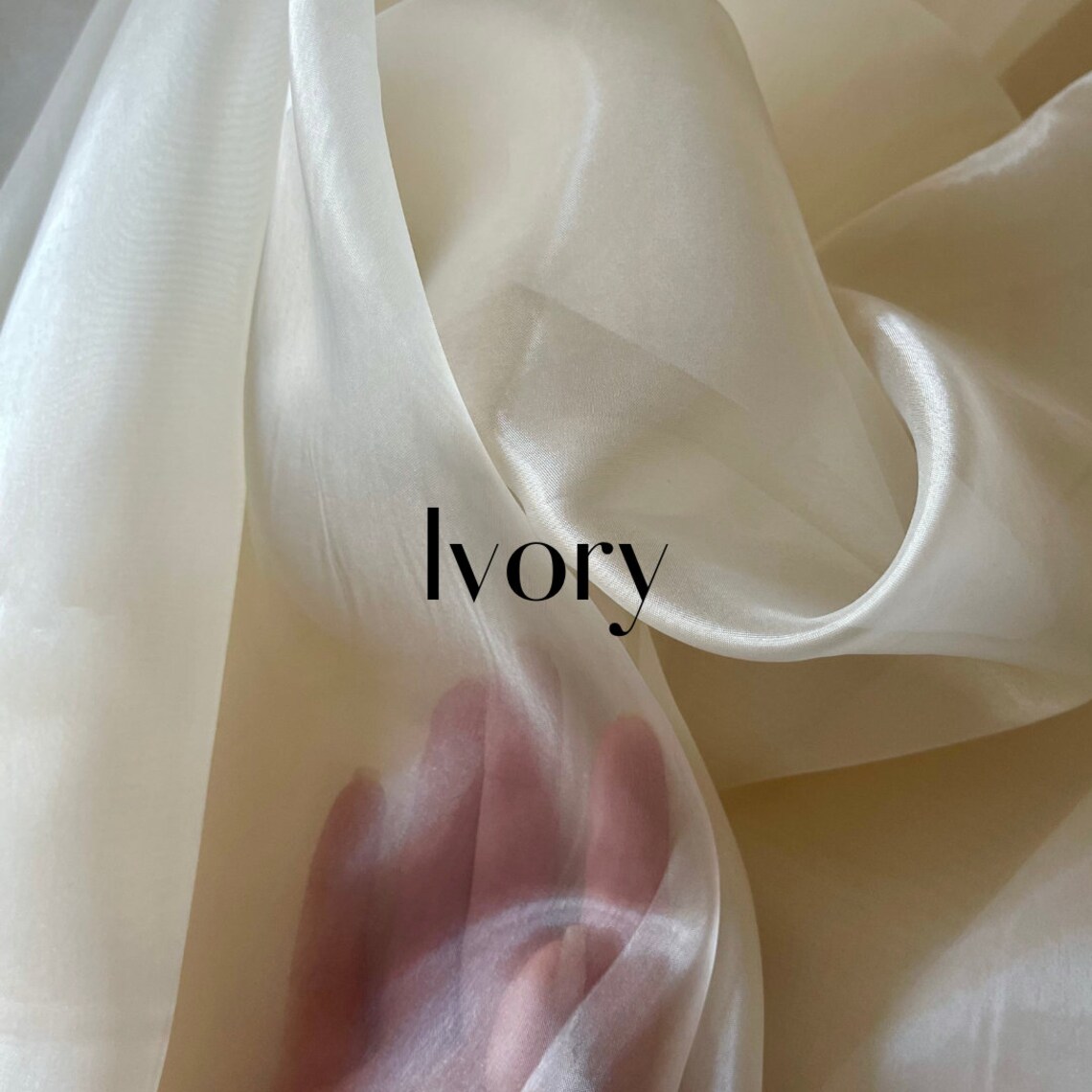 Pastel Colors, Sheer Organza Fabric by Yard, Lightweight, and Soft ...