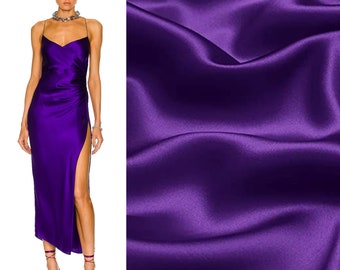 Red Silk Charmeuse, Red Stretch Charmeuse, Red Silk Fabric by the Yard ...