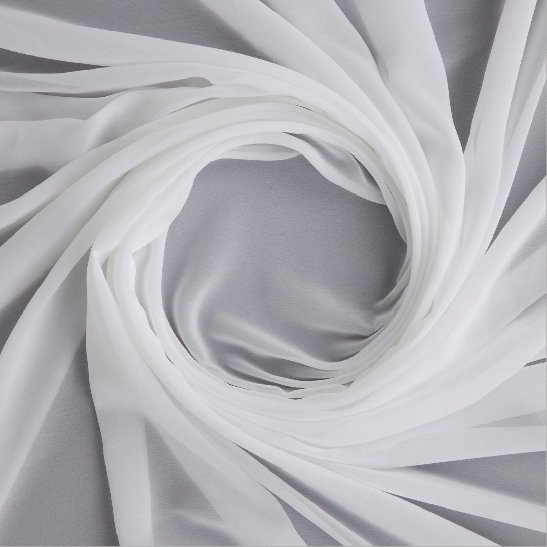 Premium Quality Chiffon Fabric by the Yard, Sheer Fabric, Chiffon for ...