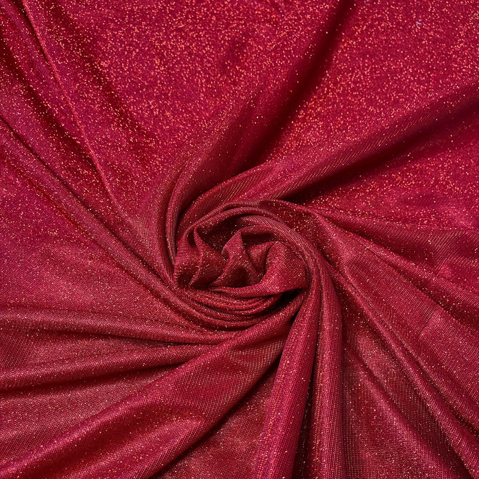 Red Lurex Glitter Fabric Glimmer/red Shimmer Fabric Hot Red - Etsy