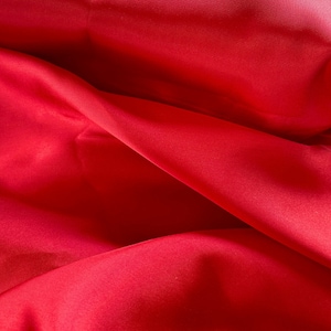 Red Silk Charmeuse, Red Stretch Charmeuse, Red Silk Fabric by the Yard ...