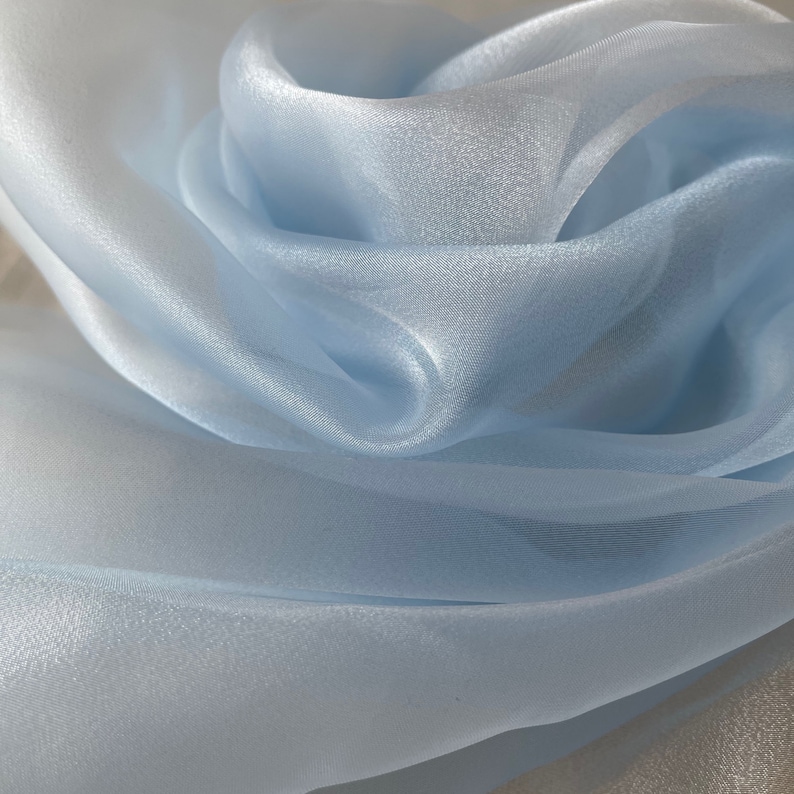 Periwinkle Sheer Organza Fabric by Yard,light Weight Soft Fabric for ...