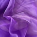 Purple Sheer Organza Fabric by Yard, Orchid Organza Soft Fabric, Fluffy ...