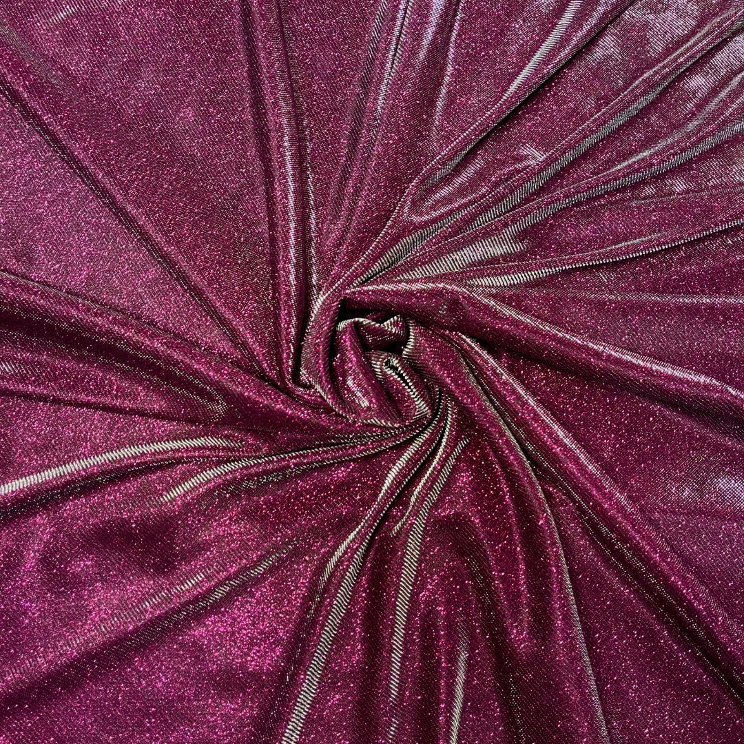 Burgundy Lurex Glitter Fabric Knit Shimmer Fabric for Dress - Etsy
