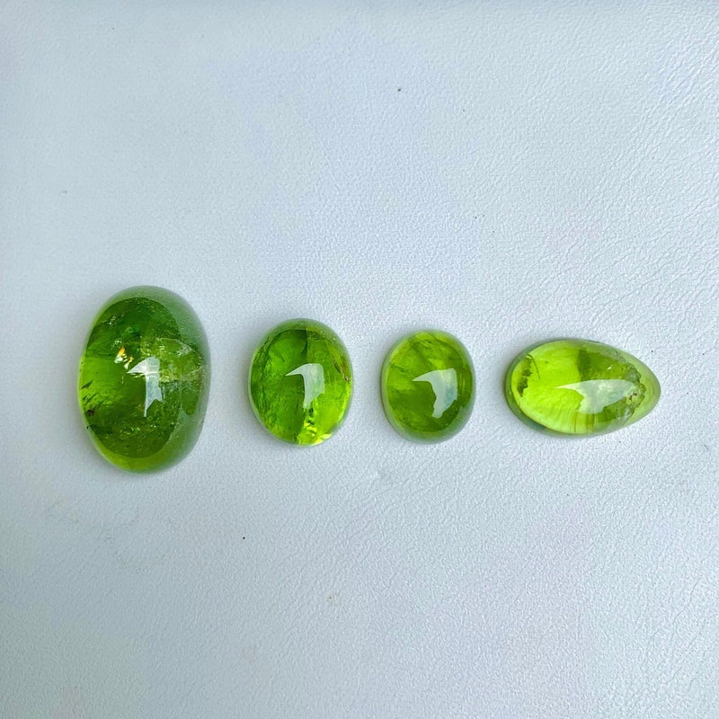 Peridot Cabochons - Etsy