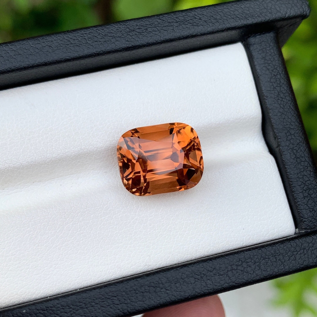 Rich Brown Topaz Gemstone, Natural Topaz Cut Stone, Cushion Shape, Rich ...