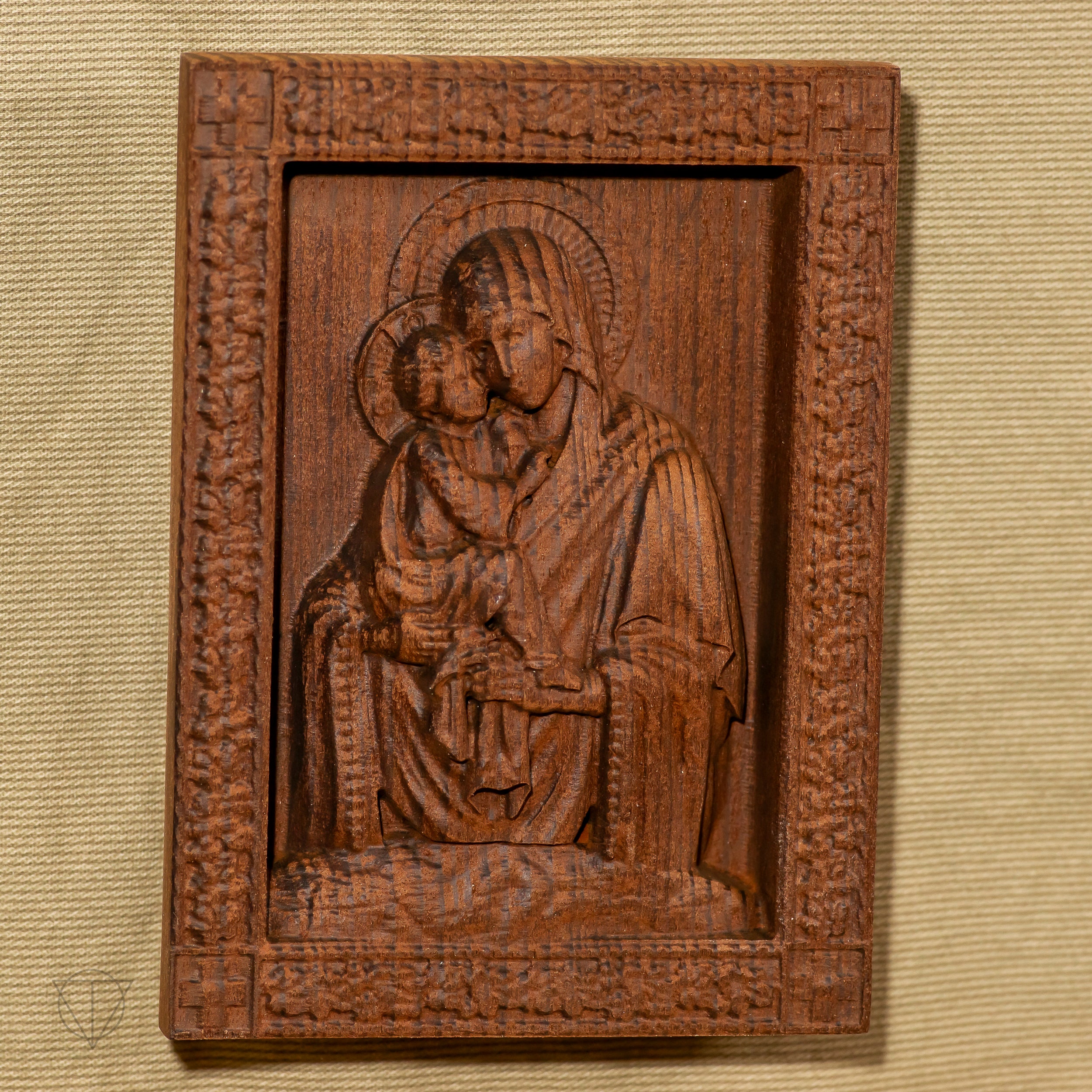 Icon pochaev Mother of God Made From Wood - Etsy