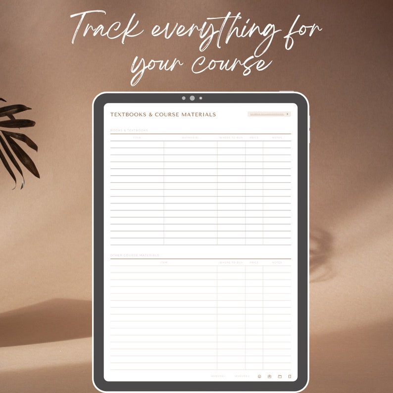 Student Planner 2023-2024 Boho, Digital School Planner, College Planner ...