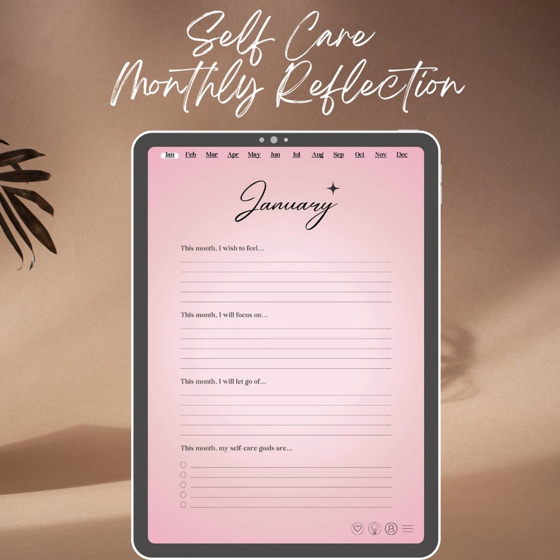 Clean Girl Aesthetic Self Care Planner Digital Minimalist Planner Self ...