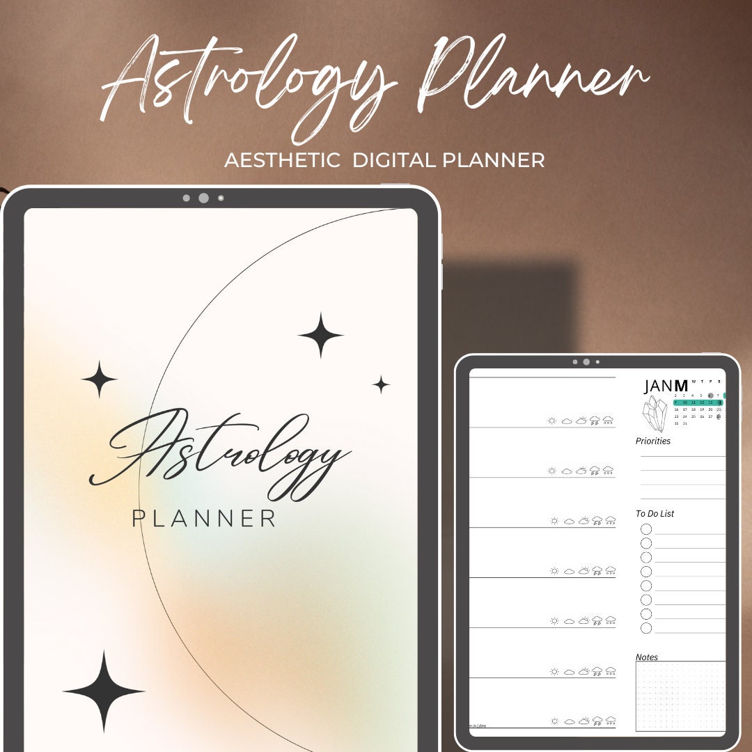 Astrology Birth Chart Reading Digital Astrology Planner Zodiac Planner ...