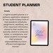 Digital Student Planner Academic Planner 2023-2024 College - Etsy