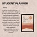 Student Planner 2023-2024 Boho, Digital School Planner, College Planner ...