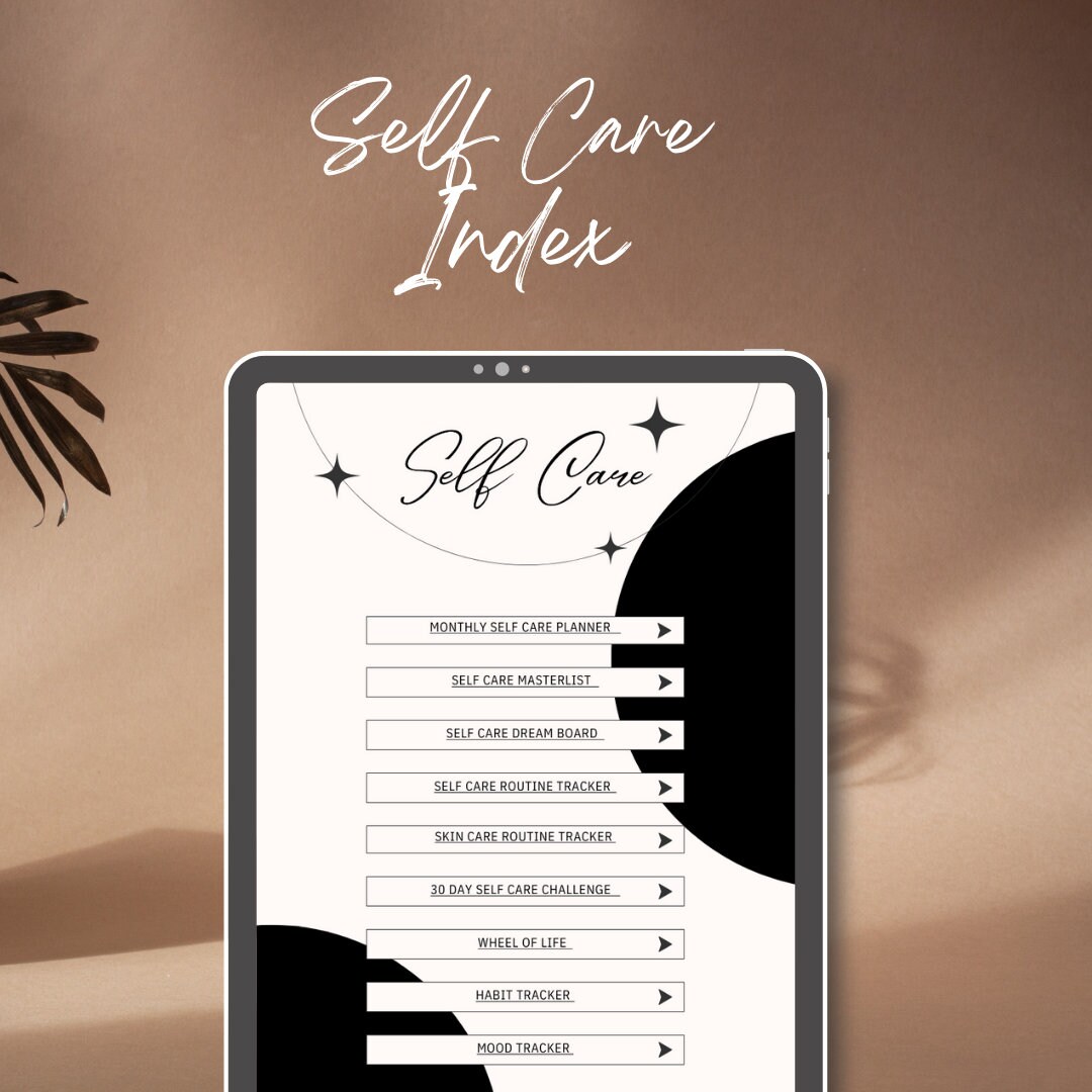 Self Care Planner Digital Planner Goodnotes Planner Notability Planner ...