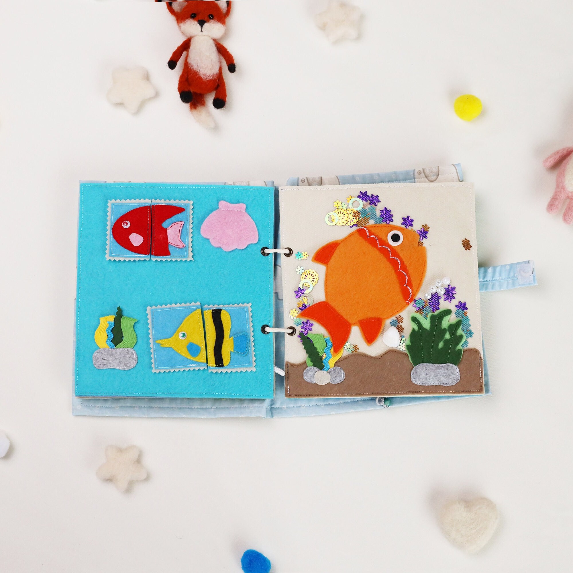 Educational Prescholler Quiet Book Personalized Toddler Toy - Etsy