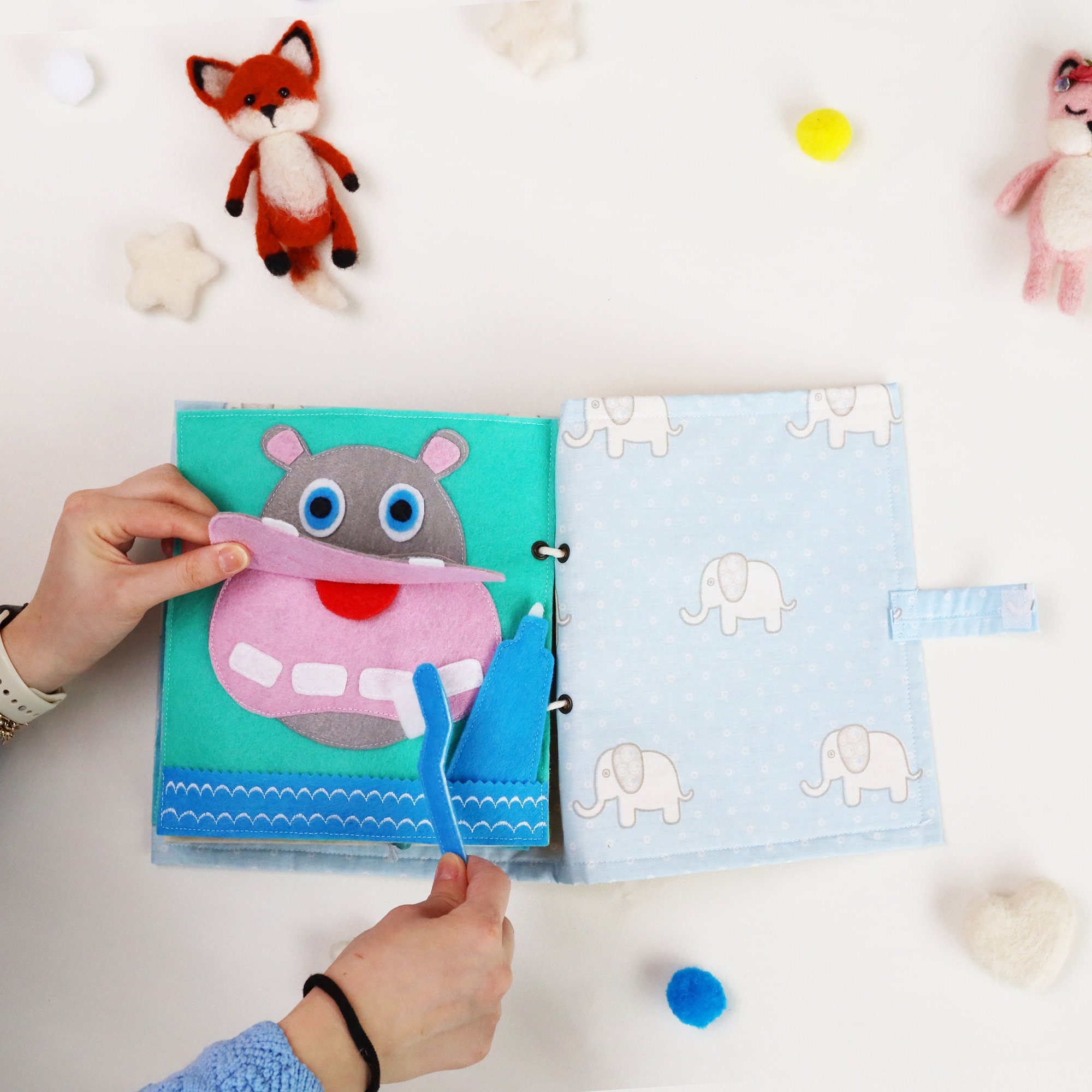 Educational Prescholler Quiet Book Personalized Toddler Toy - Etsy