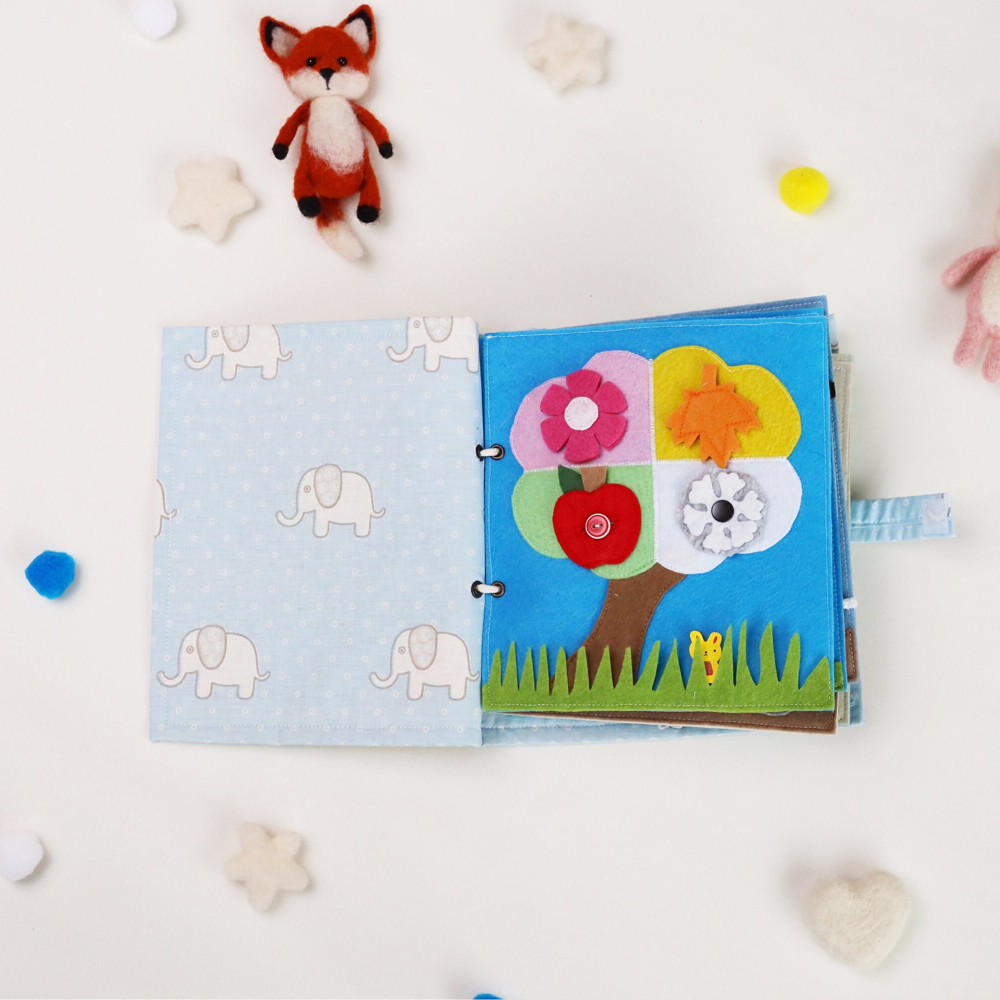 Educational Prescholler Quiet Book Personalized Toddler Toy - Etsy