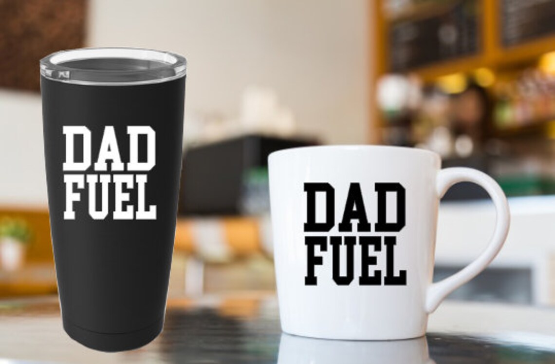 Dad Fuel Decal / Coffee Mug Decal / Fathers Gift / for Him - Etsy