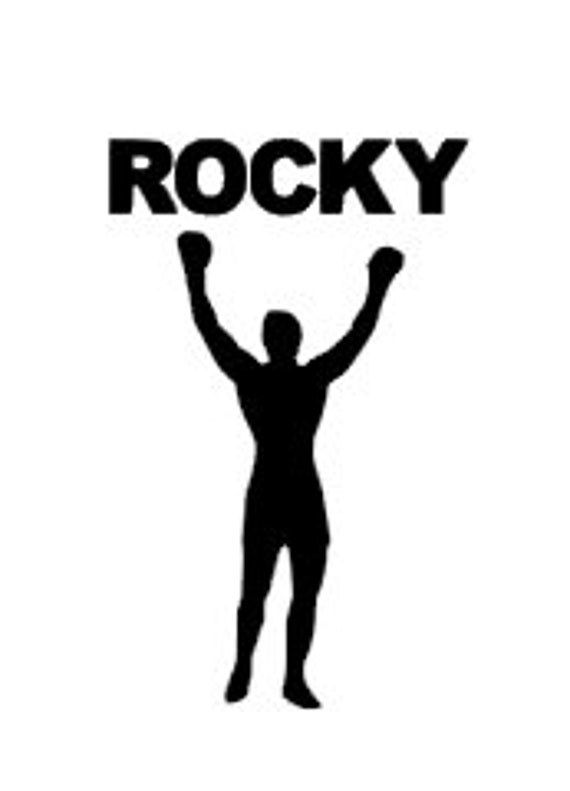 Rocky Decal / Gym Decal / MMA Decal / Boxing Decal / Rocky - Etsy