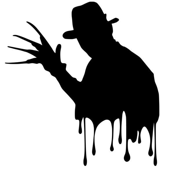 Freddy Krueger Decal / Nightmare on Elm Street / Friday the - Etsy