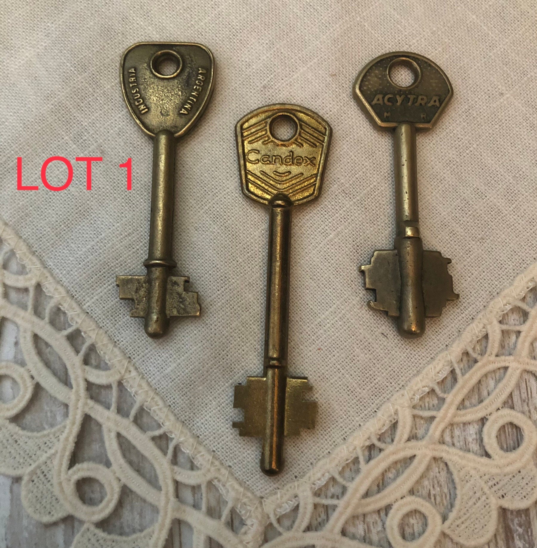 Old Brass Jail Key