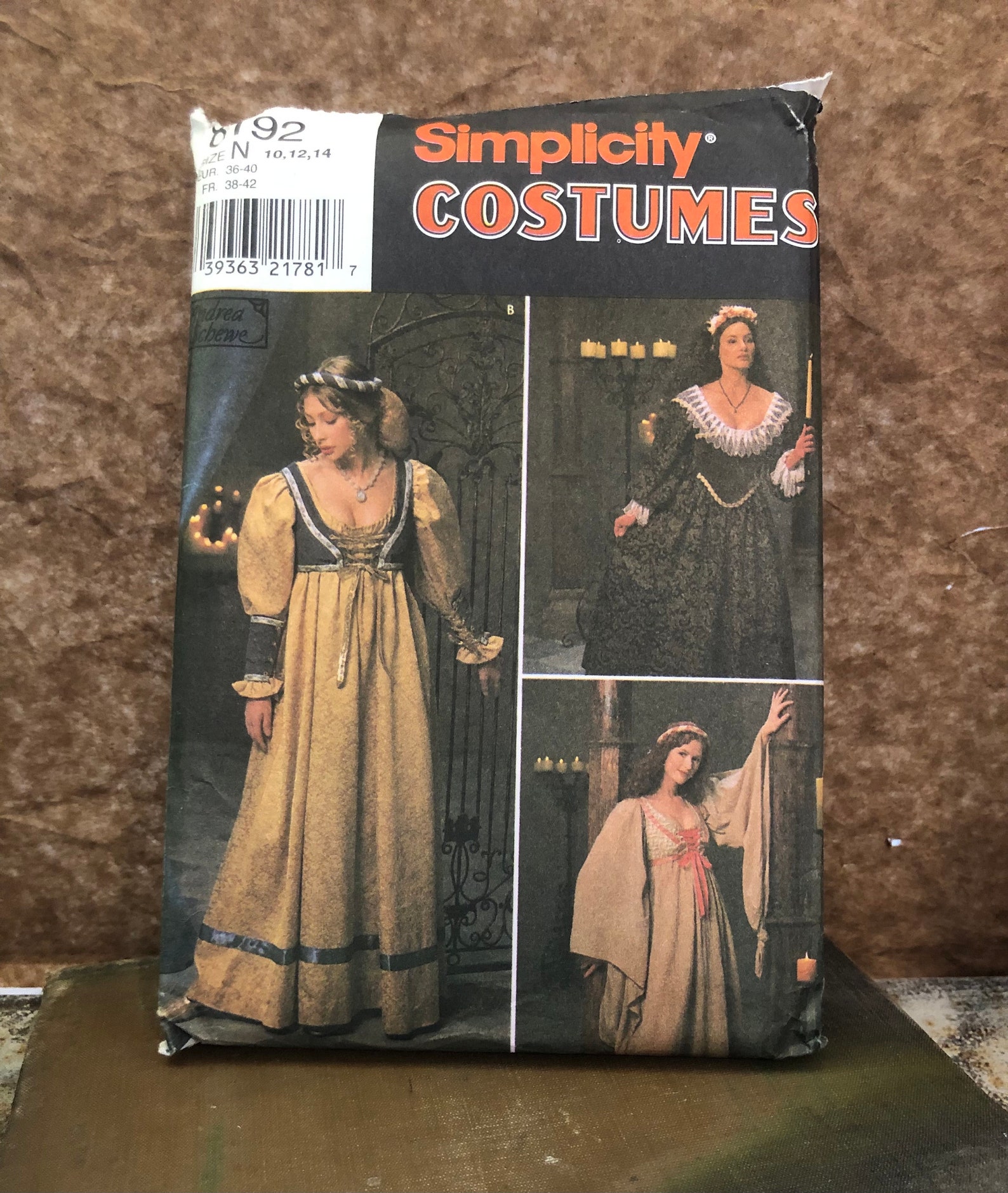 Vintage Costume Sewing Pattern Simplicity, 8192 - Etsy