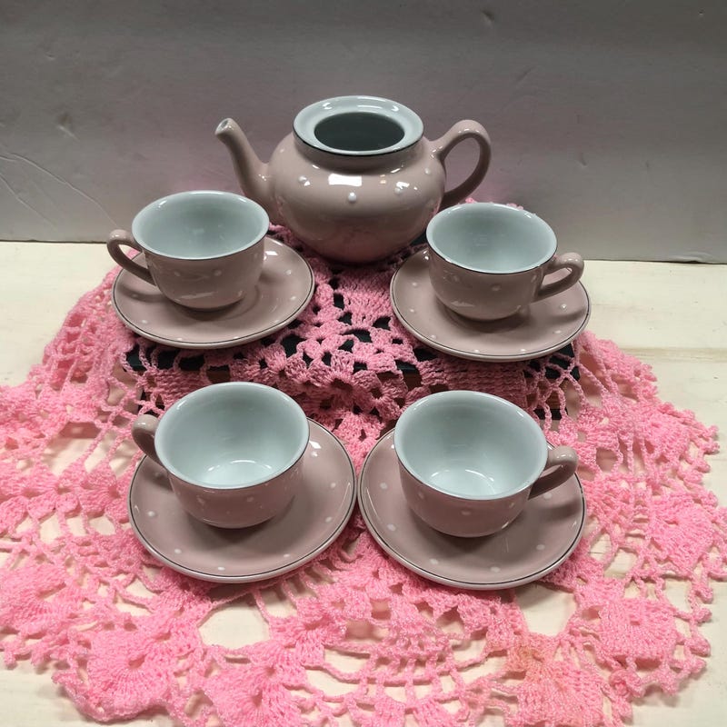 Pottery Tea Set - Etsy