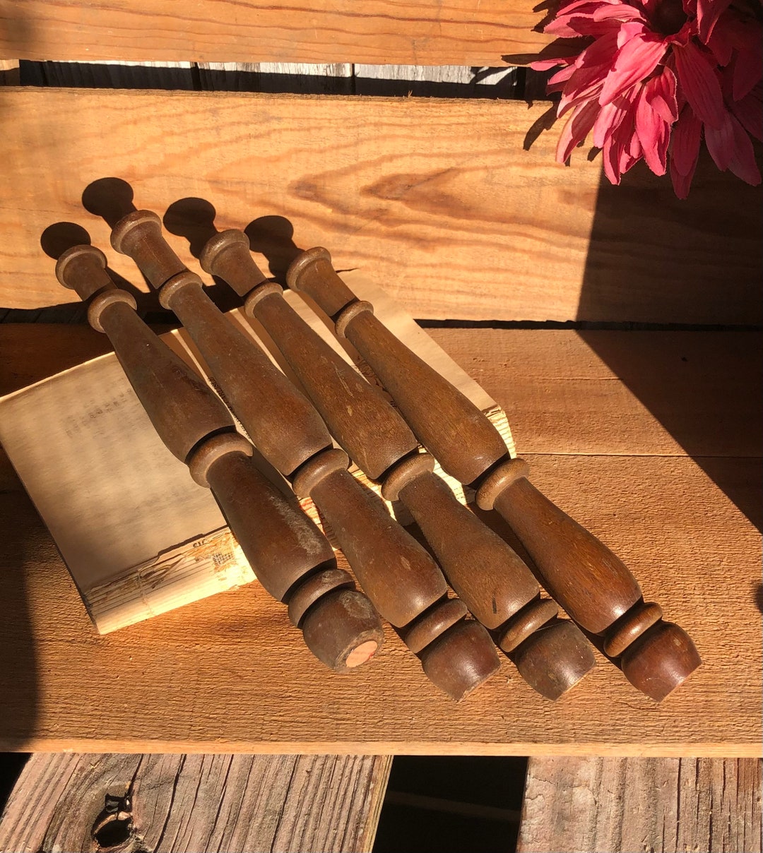 SP-62 TWO Wood Spindles - Etsy