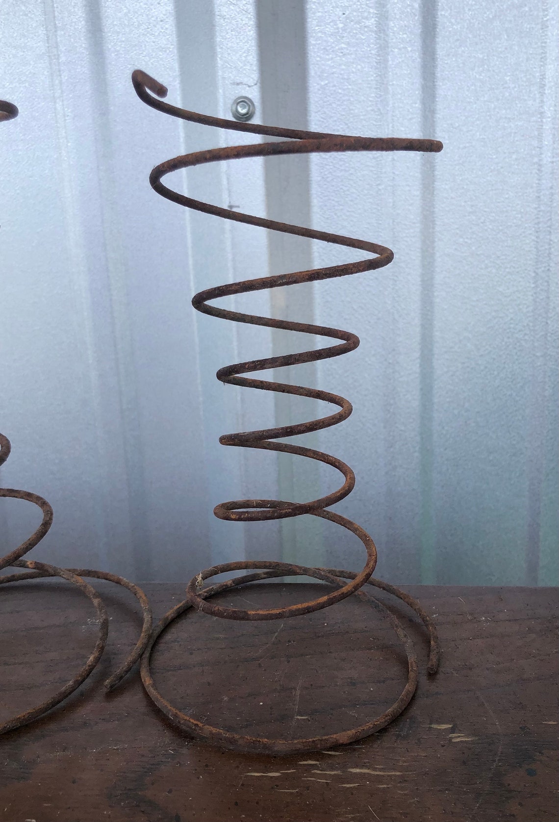 BS-09 FOUR Rusty Bed Springs, Farmhouse, Shabby, Salvaged - Etsy