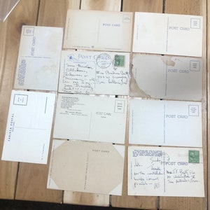 PC-02 TEN 1940'S Linen Postcards Plus TWO - Etsy