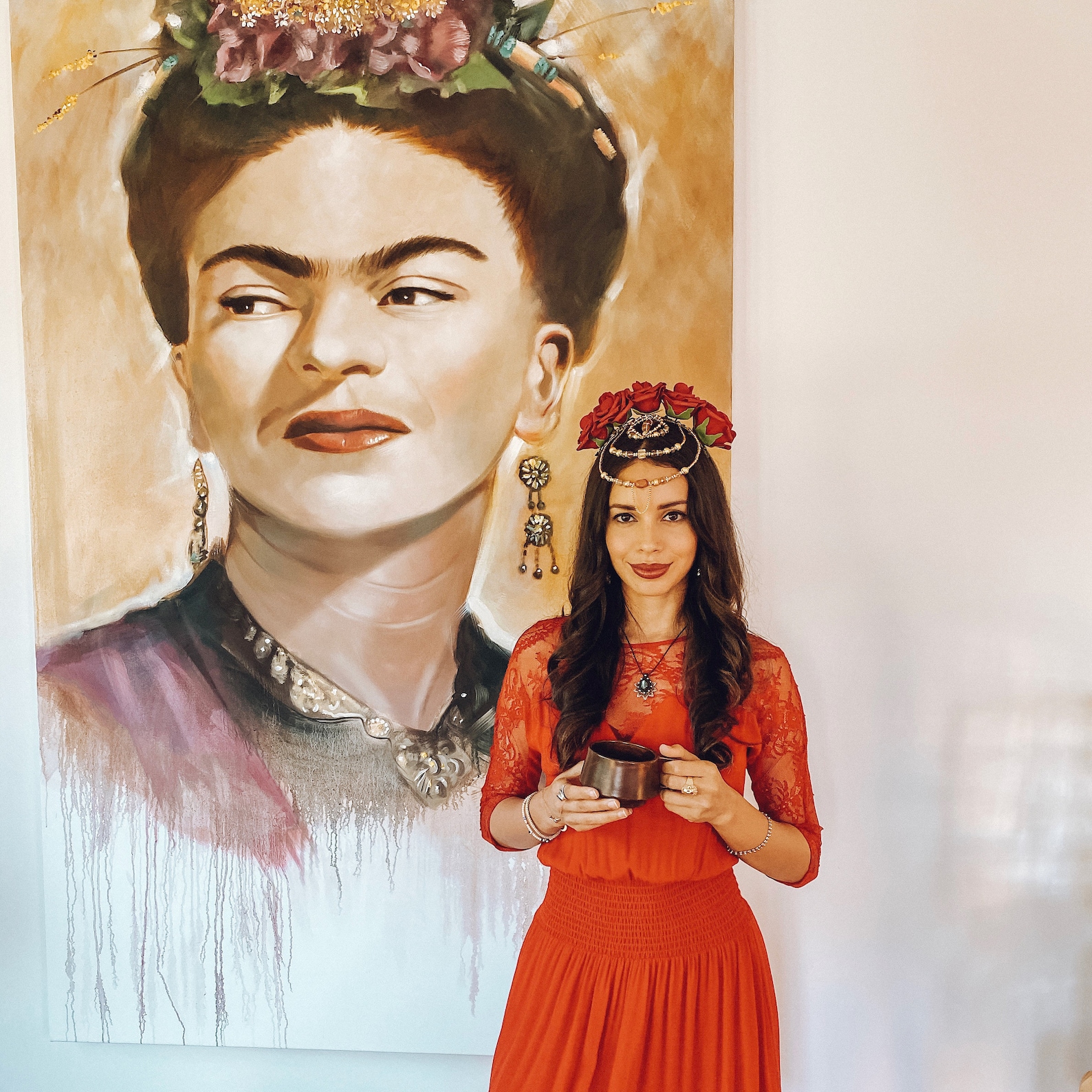 Frida Original Painting - Etsy