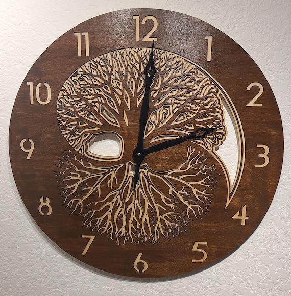Tree of Life Clock - Etsy