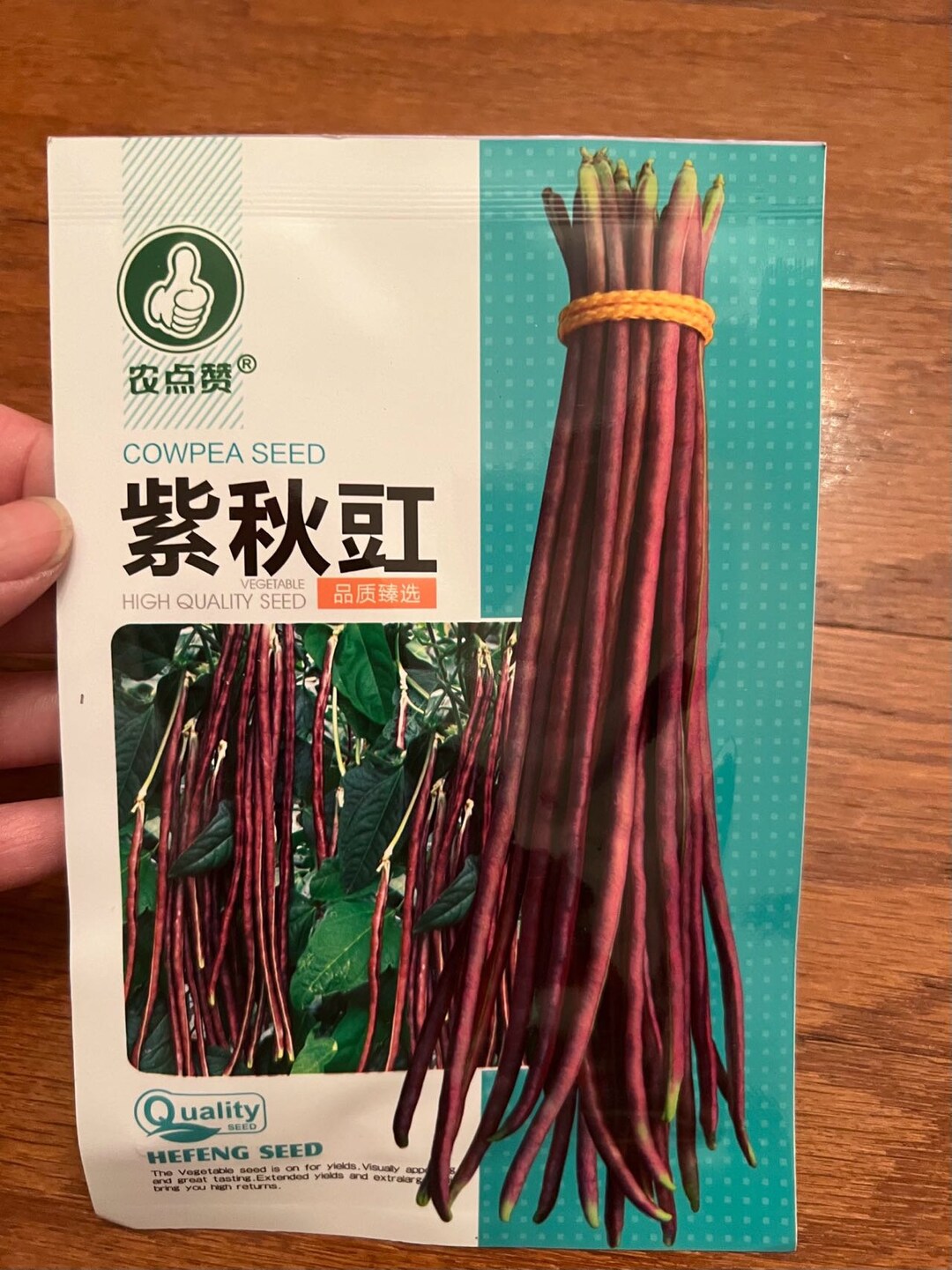 40 Purple-red Yard Long Bean Seeds Asian Chinese Noodle Bean String ...