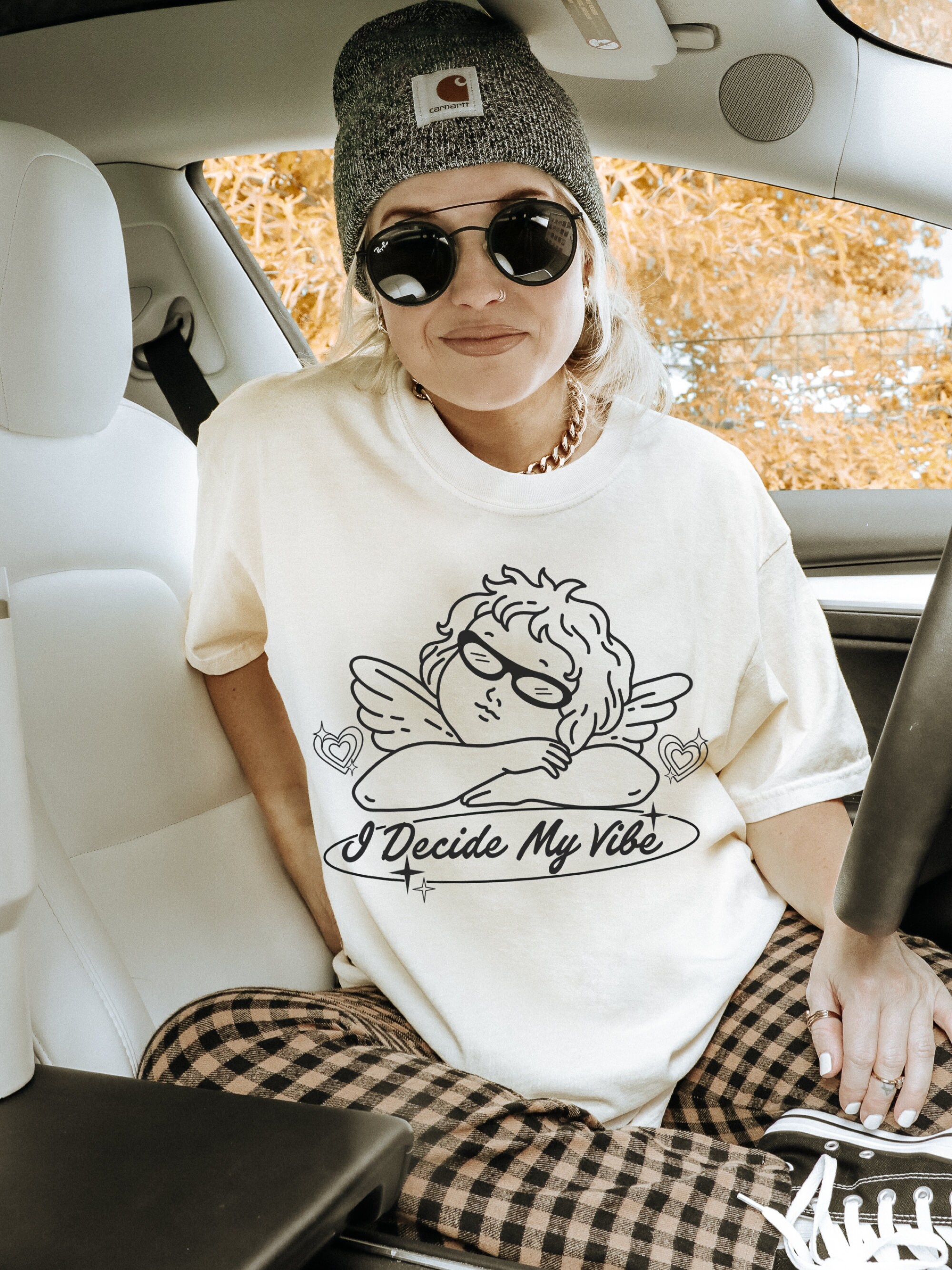 I Decide My Vibe Shirt, Angel Tshirt, Funny Meme Shirt, Positive Shirt ...