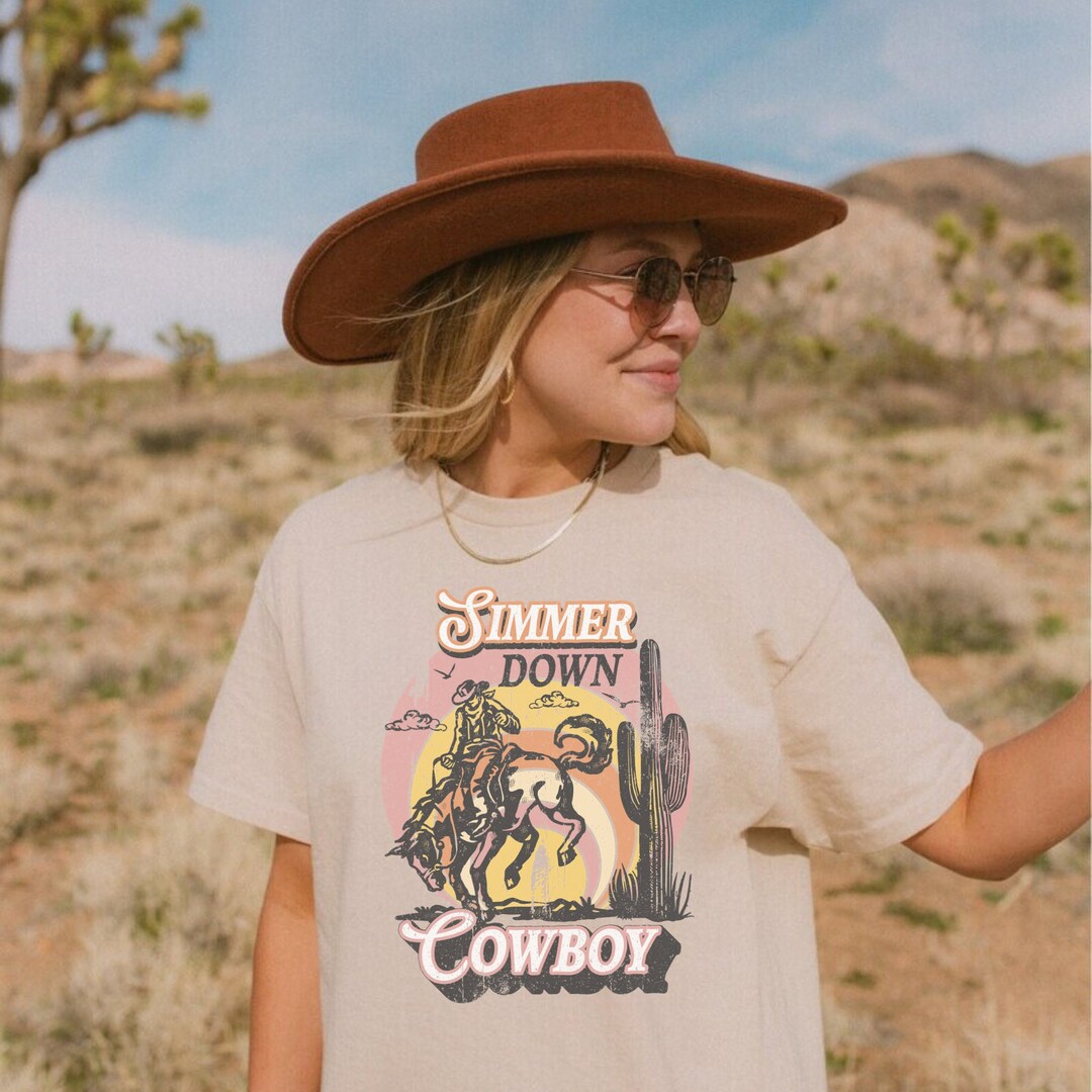 Summer Cowboy Western Shirt, Country Tees, Western Tees, Summer Country ...