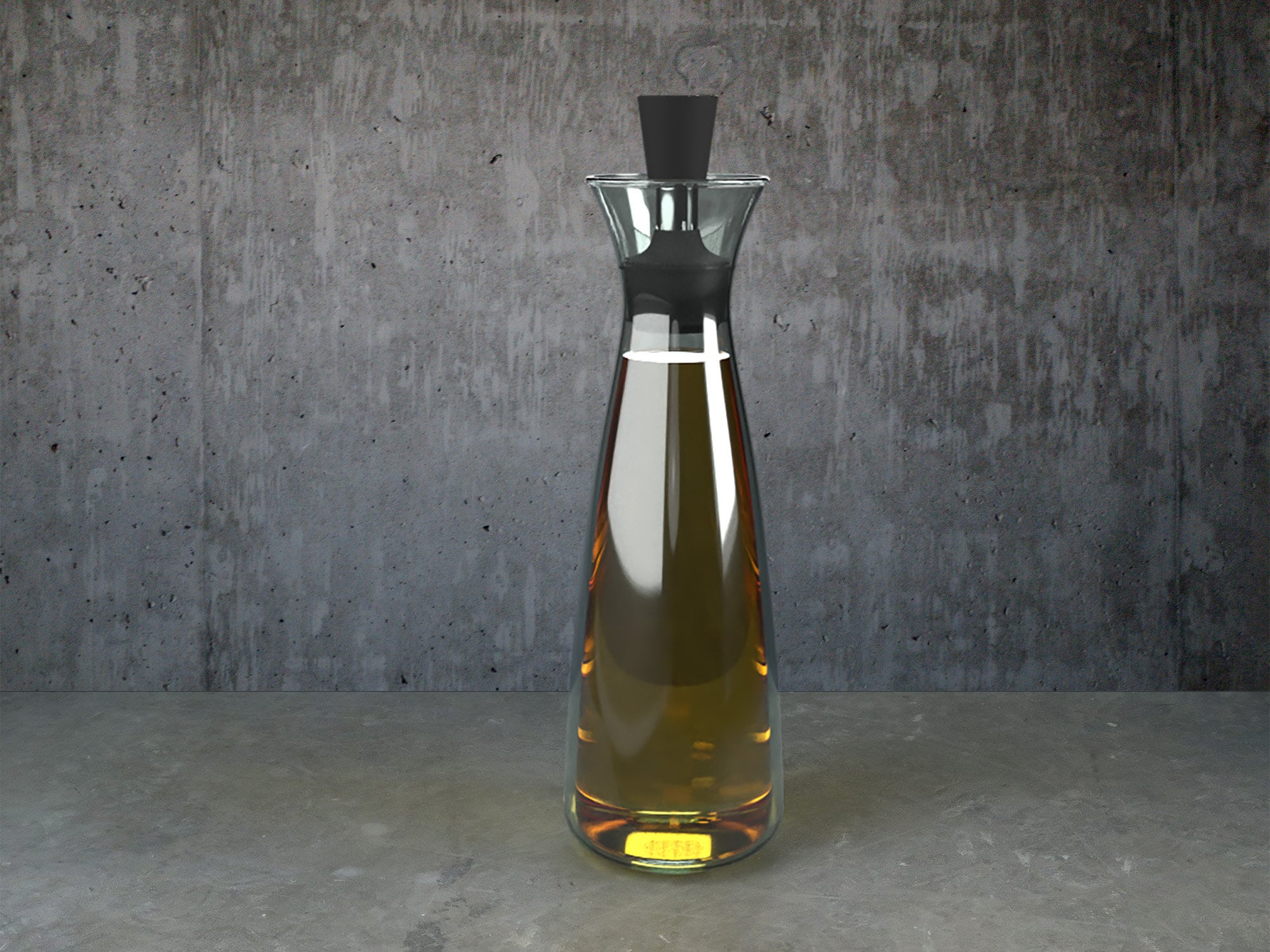 Glass Vinegar Bottle