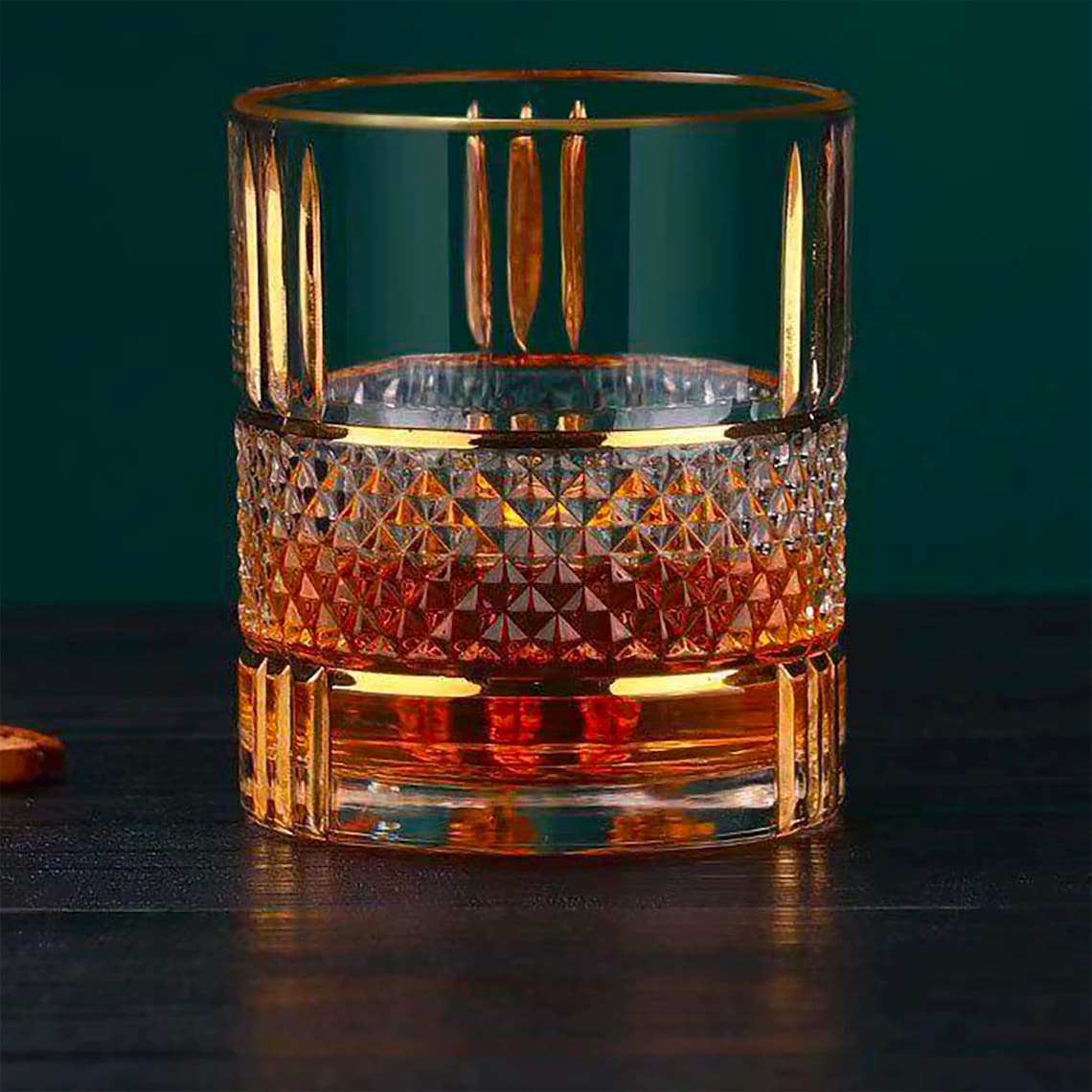 Golden Luxury Whiskey Glass Cup for Vodka Bourbon Scotch - Etsy