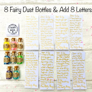 Fairy Dust Bottles - Pixie Dust Bottles- Perfect Gift From the Tooth Fairy, Party Bag Fillers ...