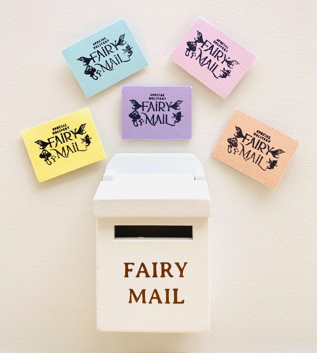 FAIRY POSTBOX With Fairy Letters for Fairy Bedroom! Personalised Fairy ...
