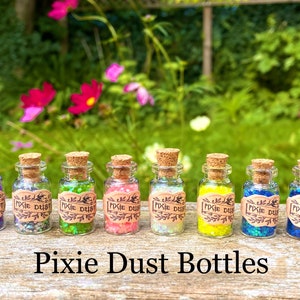 Fairy Dust Bottles - Pixie Dust Bottles- Perfect Gift From the Tooth Fairy, Party Bag Fillers ...