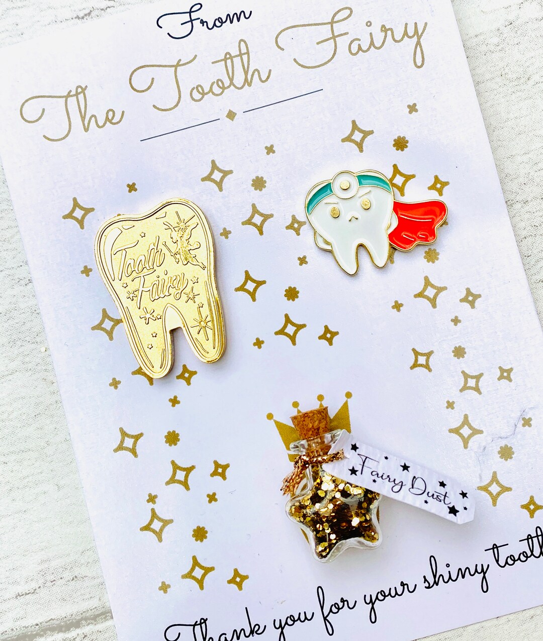 Superhero Tooth Fairy Letter With Tooth Fairy Gifts. Tooth Fairy Kit ...