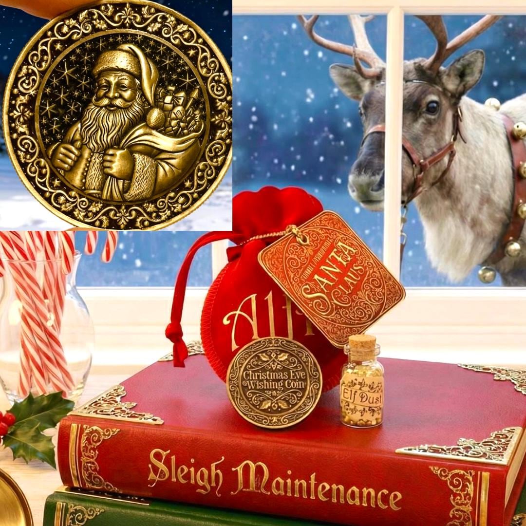 The HONORARY ELF™ Coin- Official Christmas Keepsake - the Mossy Hare ...