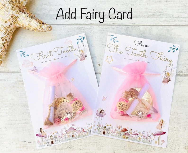 Tooth Fairy Kit With Tooth Fairy Gifts. Tooth Fairy Keepsake Letter ...