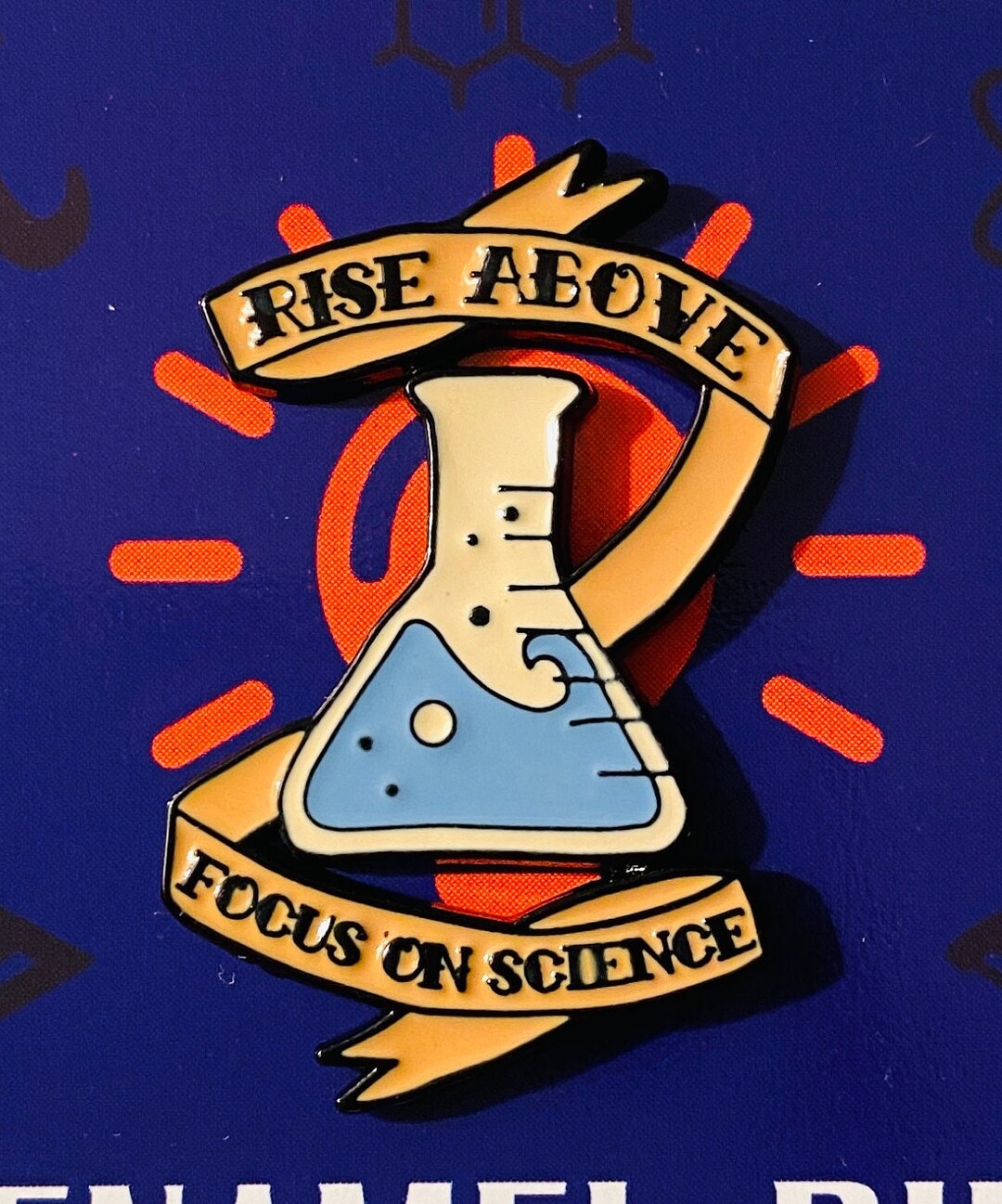 Chemistry Science Enamel Pin Chemistry Teacher Giftuniversity Badge ...