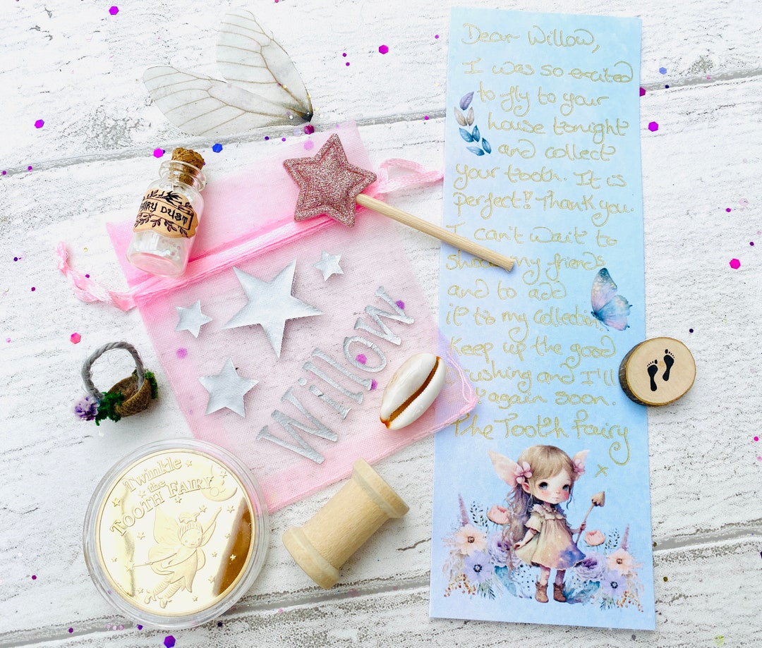 Tooth Fairy Kit Girls Tooth Fairy Letter Tooth Fairy Gifts - Etsy