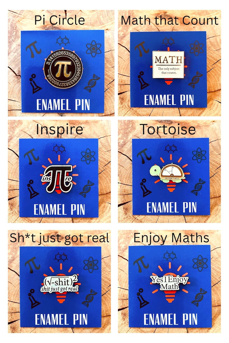Maths Enamel Pin for Maths Student, Teacher Badge Gift, End of Term ...