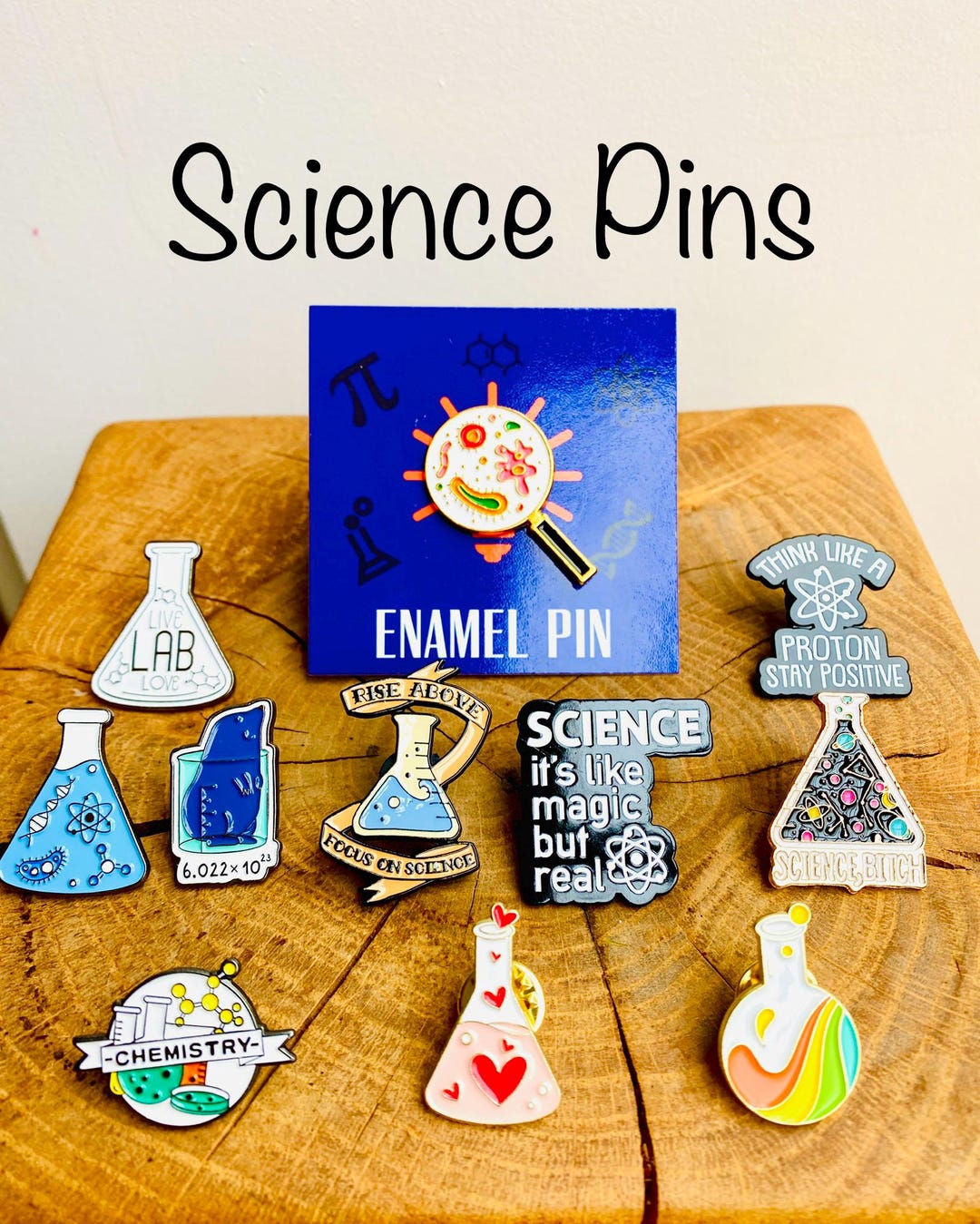 Science Enamel Pin Chemistry, University Badge, Science Teacher Gift ...