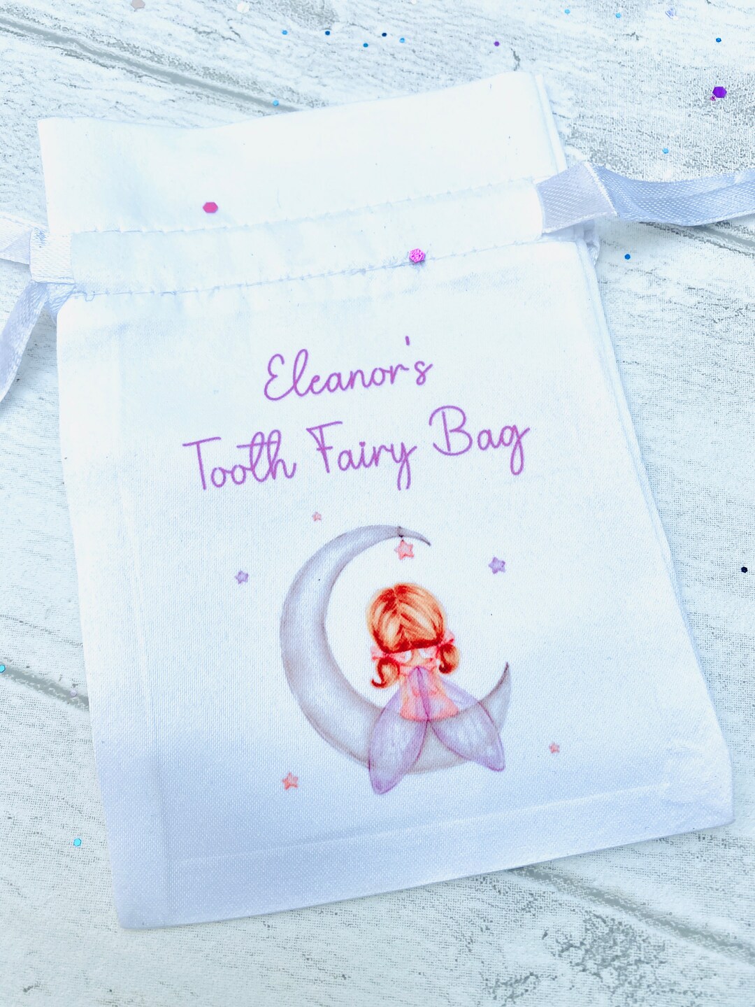 PERSONALISED Tooth Fairy Bag Loose Tooth Fairy Bag for Children to ...