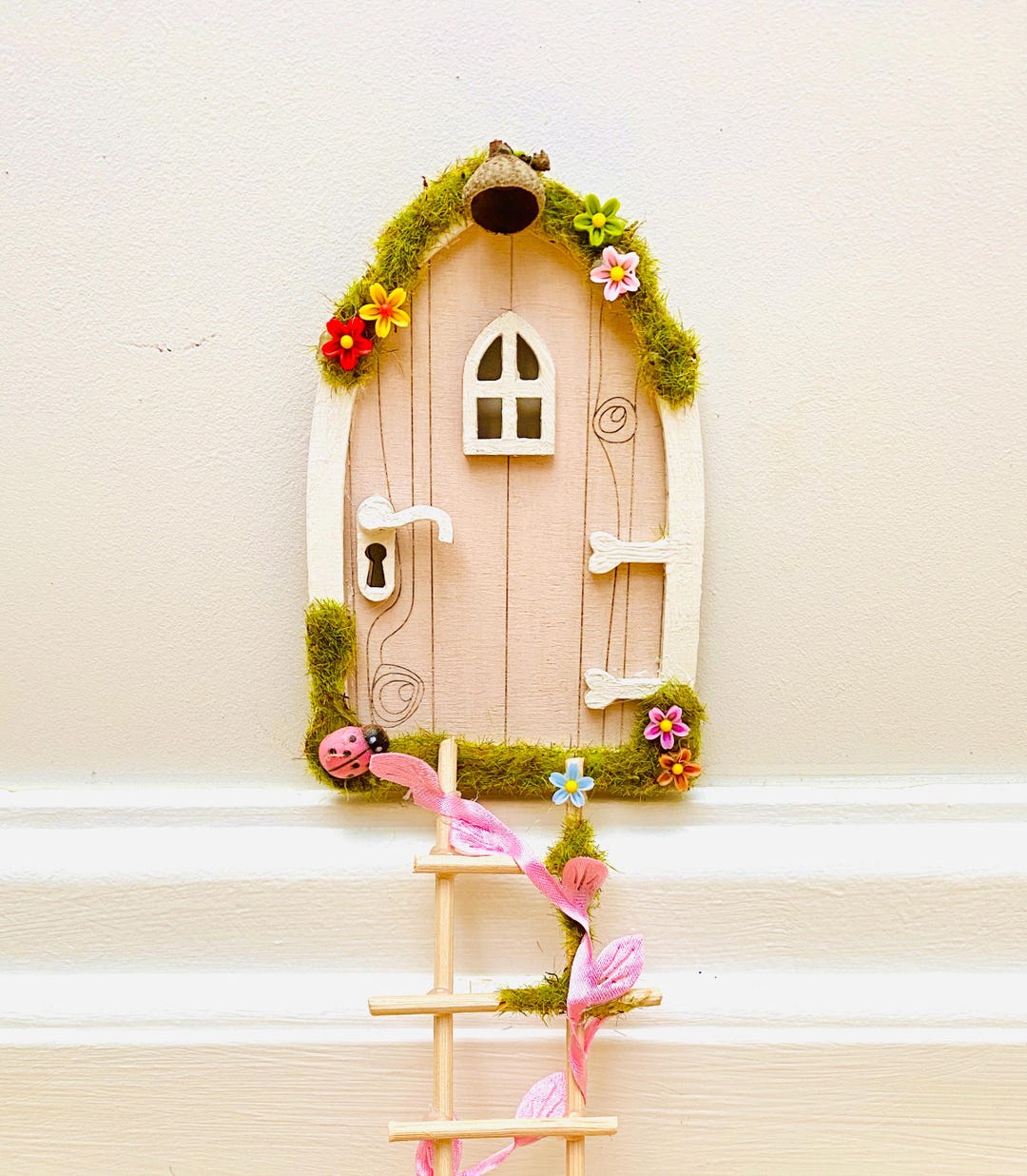 FAIRY DOOR With Ladder & Fairy Bench for Fairy Bedroom - Etsy
