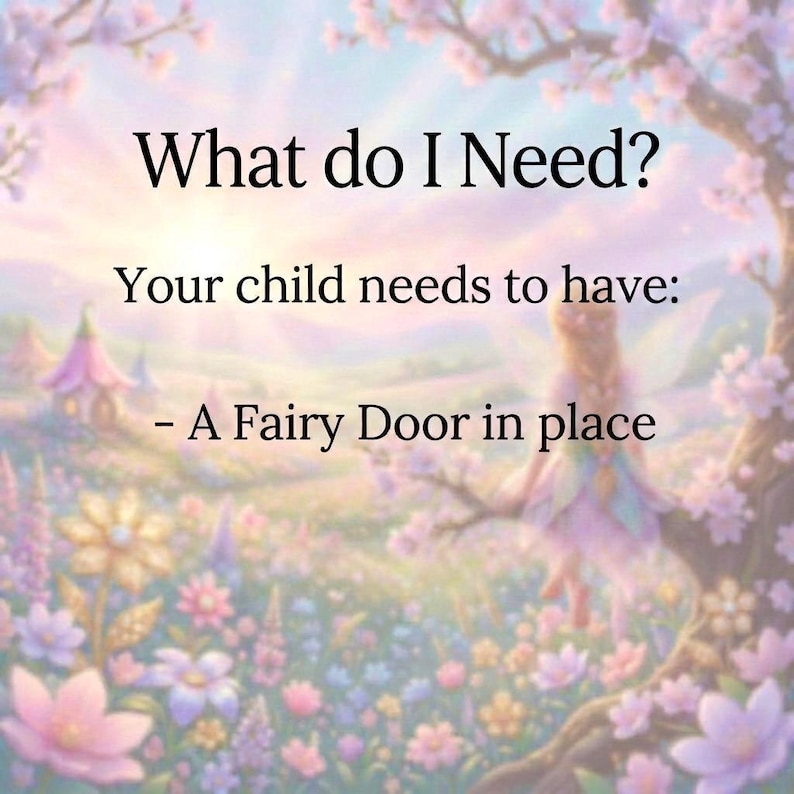 FAIRY POSTBOX With Fairy Letters for Fairy Bedroom! Personalised Fairy ...