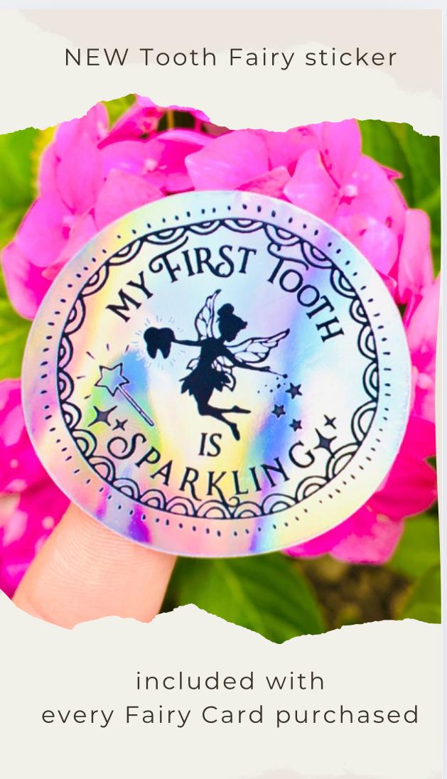 FIRST TOOTH Girl’s Tooth Fairy Gift Set- With First Tooth Coin, Tooth ...